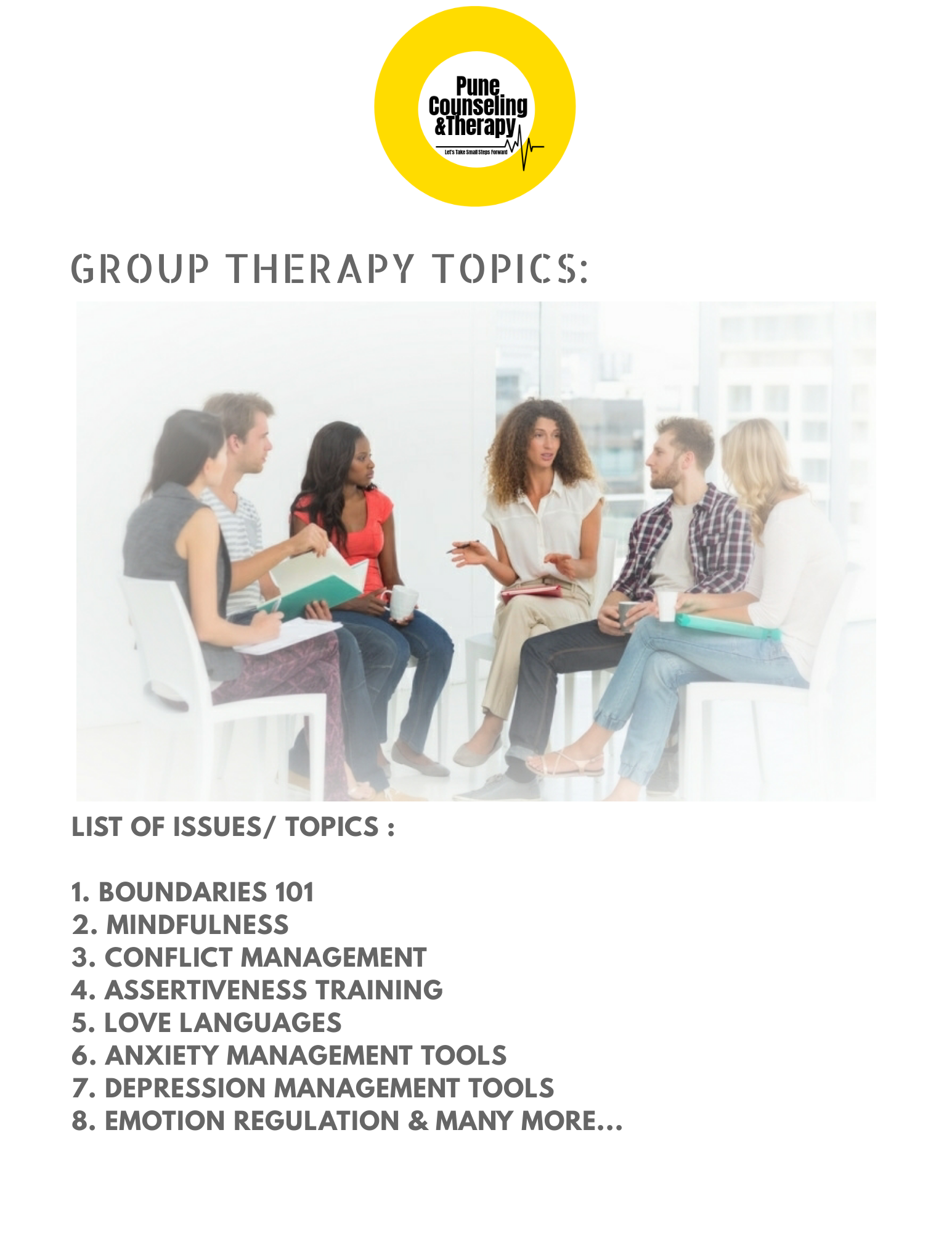 Group Therapy – Pune Counseling Therapy